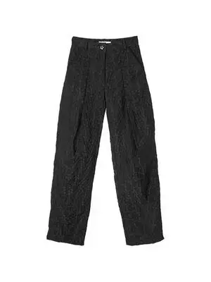 Cecilie Bahnsen Darmela Begonia-jacquard Tapered Trousers - Black