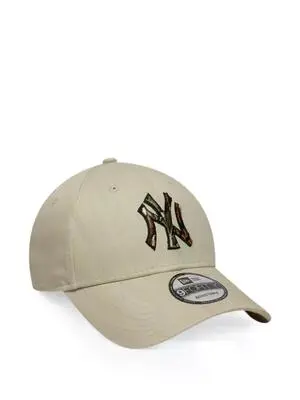 New Era New York Yankees Mlb Camouflage-logo Cap - Neutrals