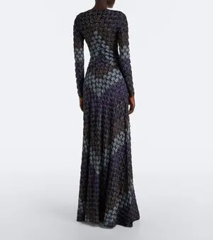Missoni Knitted Lame Gown