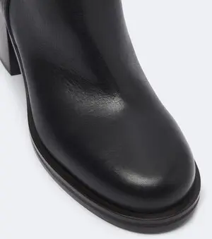 Brunello Cucinelli Monili Leather Knee-high Boots