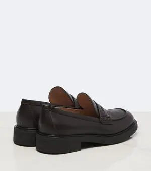 GIANVITO ROSSI Leather Loafers
