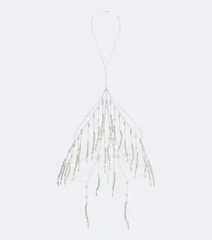 Rabanne Beaded Body Chain - Silver