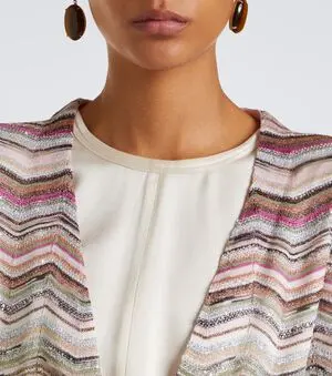 Missoni Zigzag Lame Cardigan