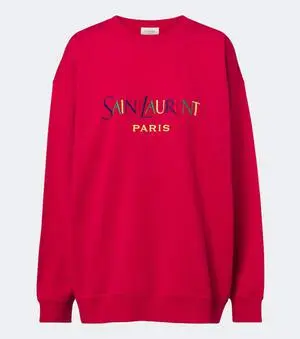 Saint Laurent Logo Sweatshirts Hoodies For Women