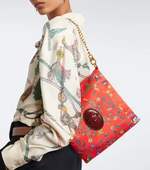 Versace Medusa Printed Duchess Shoulder Bag