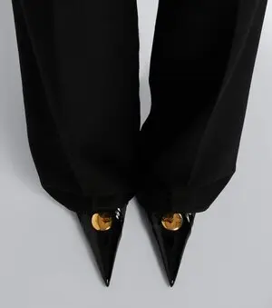 Saint Laurent Louis Satin Slingback Pumps