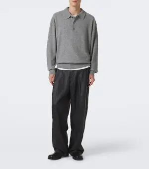 FRAME Wool Polo Sweater