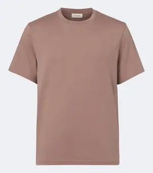 FRAME Cotton Jersey T-shirt - Brown