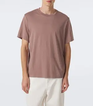 FRAME Cotton Jersey T-shirt - Brown