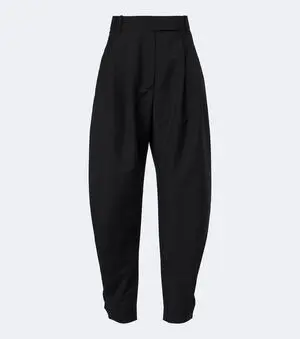 RÓHE Wool And Mohair Balloon Pants - Black