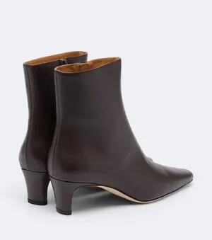 Staud Wally Leather Ankle Boots