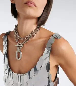 Rabanne Sequin-embellished Top