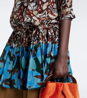 Dries Van Noten Printed Minidress