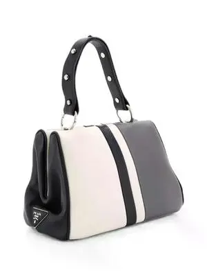 Prada Light Frame Leather Medium Shoulder Bag
