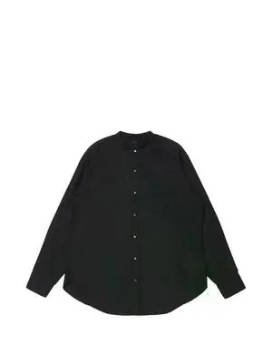 TAIGA TAKAHASHI Lot.104 Band-collar Shirt - Black