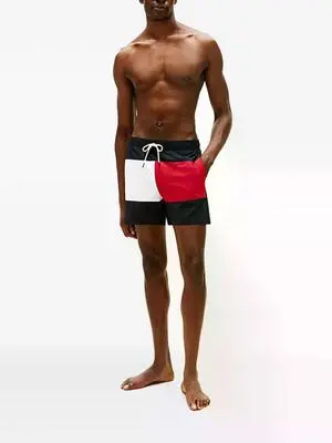 Tommy Hilfiger Colour-block Drawstring Swim Shorts