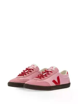 VEJA Volley Guimauve Pekin Eagle V-logo Suede-panel Sneakers