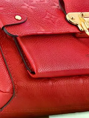 LOUIS VUITTON Vavin Handbag Monogram Empreinte Leather - Red