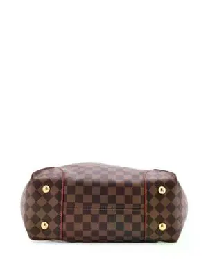 LOUIS VUITTON Caissa Damier Leather Hobo Bag - Red