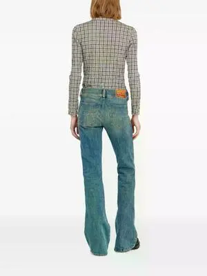 DIESEL® Bootcut Jeans Low-waist D-hush - Blue
