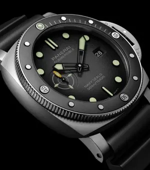 Panerai Stainless Steel Submersible Navy Seals Watch