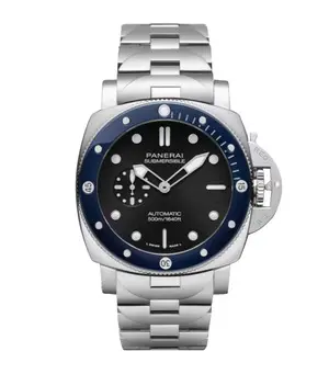 Panerai Stainless Steel Submersible Watch - Black