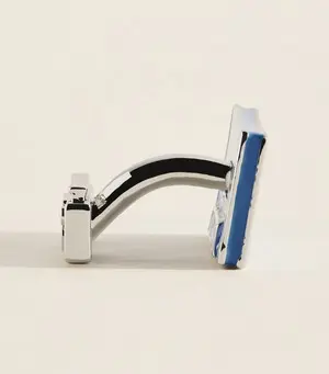 BABETTE WASSERMAN LONDON Rhodium-plated Cassette Tape Cufflinks