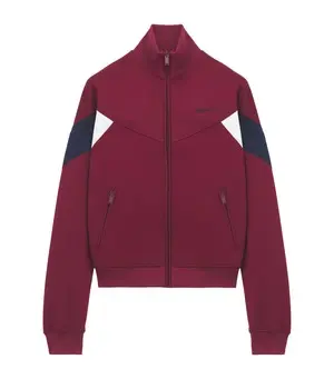 Alexander McQueen Logo Track Jacket - Burgundy