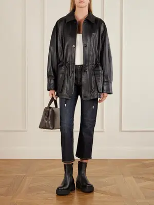 GIANVITO ROSSI Hiro Bootie Leather Ankle Boots