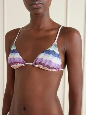 Missoni Striped Tasseled Bikini