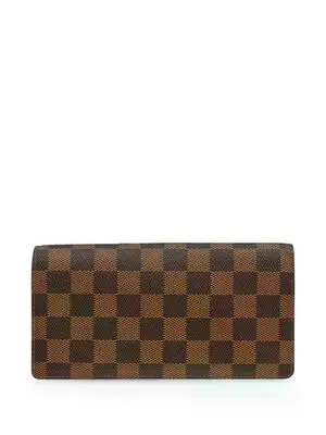 LOUIS VUITTON 2013 Portefeuille Brazza Damier Ebène Wallet - Brown