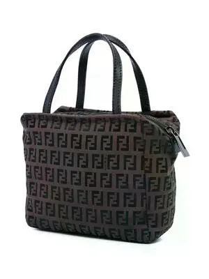 Fendi 2000-2010 Zucchino Canvas Handbag