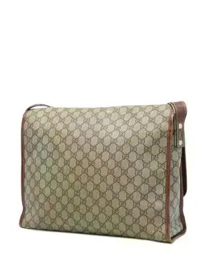 Gucci Gg Supreme Web Messenger Bag
