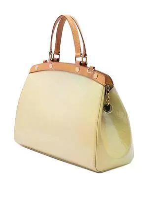 LOUIS VUITTON 2011 Monogram Vernis Brea Mm Satchel - Neutrals