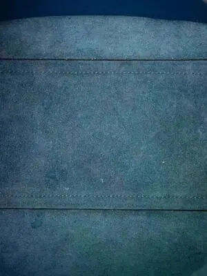Celine Micro Grained Calfskin Belt Bag Satchel - Blue
