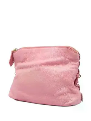 Burberry Leather Crossbody Bag With Embellished Flowers