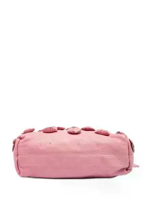 Burberry Leather Crossbody Bag With Embellished Flowers