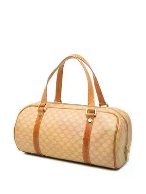 Celine 20th Century Macadam Coated Canvas Handbag