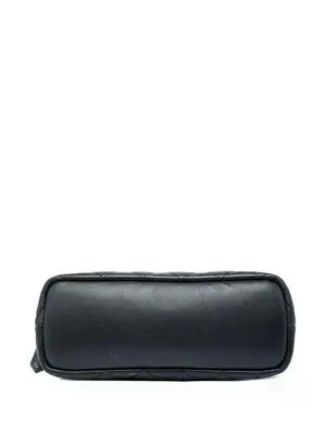 Saint Laurent 2023 Quilted Lambskin Cassandre Cosmetic Pouch - Black