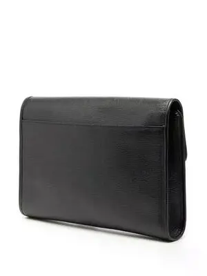 Saint Laurent 20th Century Grain De Poudre Envelope Clutch Bag