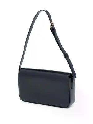 Celine Shiny Calfskin Triomphe Claude Shoulder Bag