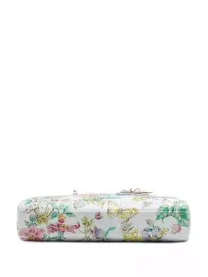 Dior 2025 Medium Calfskin Astral Flowers Lady D Joy Satchel - Multicolour