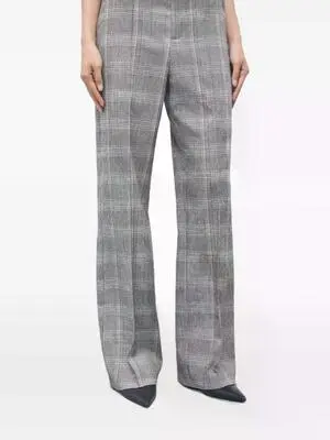 Patrizia Pepe Check-pattern Tailored Trousers