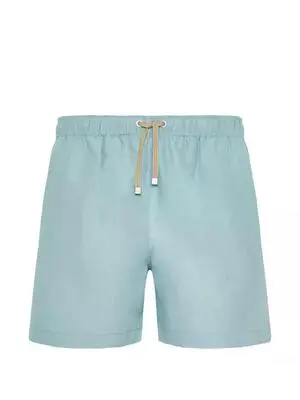BENIBECA Mele Drawstring-waist Swim Shorts - Blue
