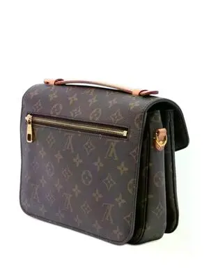 LOUIS VUITTON 2020 Monogram Pochette Metis Satchel - Brown