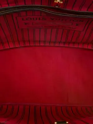 LOUIS VUITTON 2016 Damier Ebene Neverfull Gm Tote Bag