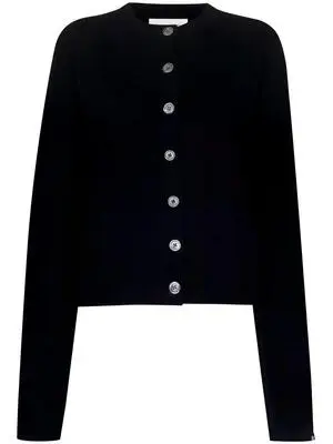 Extreme Cashmere Button-up Cashmere-blend Cardigan - Blue