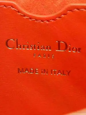 Dior 2020-2022 Bobby East West Crossbody Bag - Orange