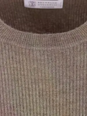 Brunello Cucinelli Ribbed-knit Cashmere Sweater