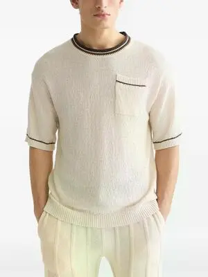 Scotch & Soda Knitted Cotton T-shirt